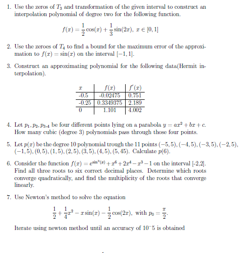 Solved 1. Use the zeros of Ts and transformation of the | Chegg.com