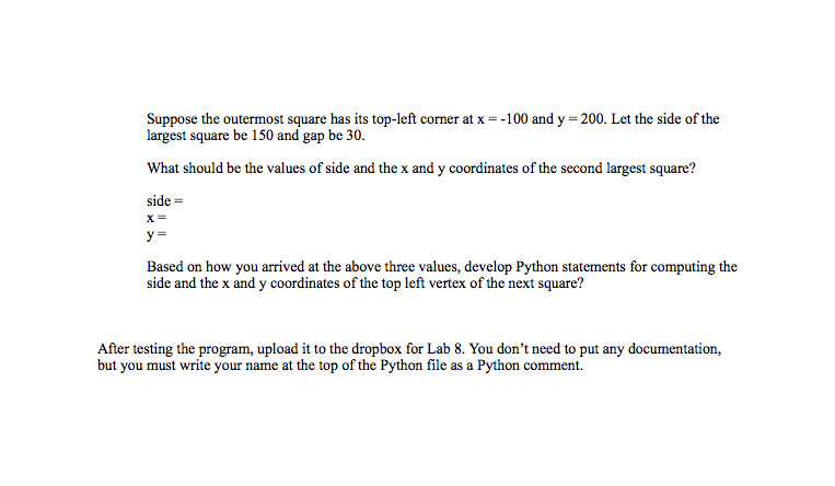 Solved Goal: To learn to code for loops in conjunction with | Chegg.com