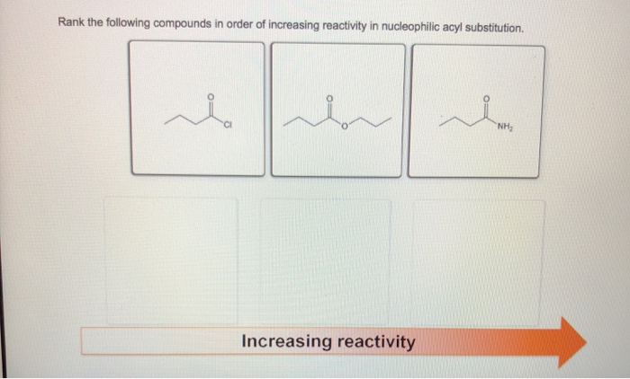 Solved Rank The Following Compounds In Order Of Increasing