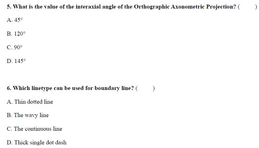 Solved 5. What is the value of the interaxial angle of the | Chegg.com