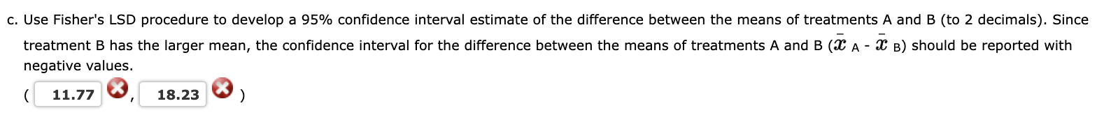 Solved The following data are from a completely randomized | Chegg.com