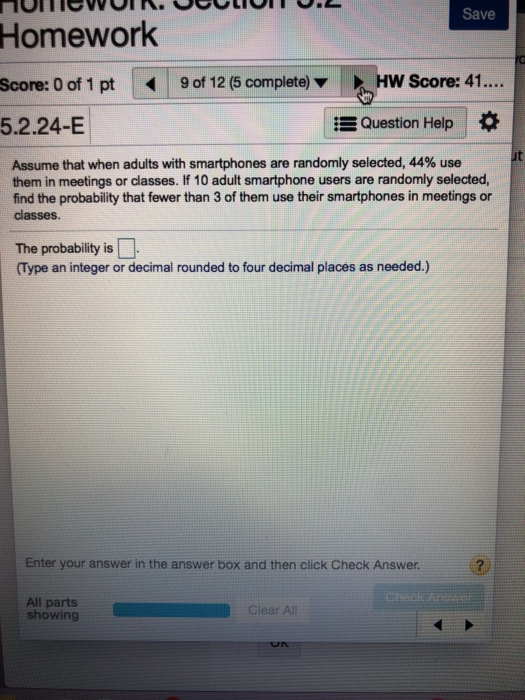 Solved Save Homework 0 Of 1 Pt 9 Of 12 5 Complete Hw Score