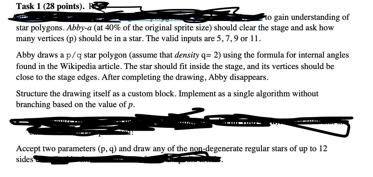 Make the sprite Abby-a (at 40% of the original sprite | Chegg.com