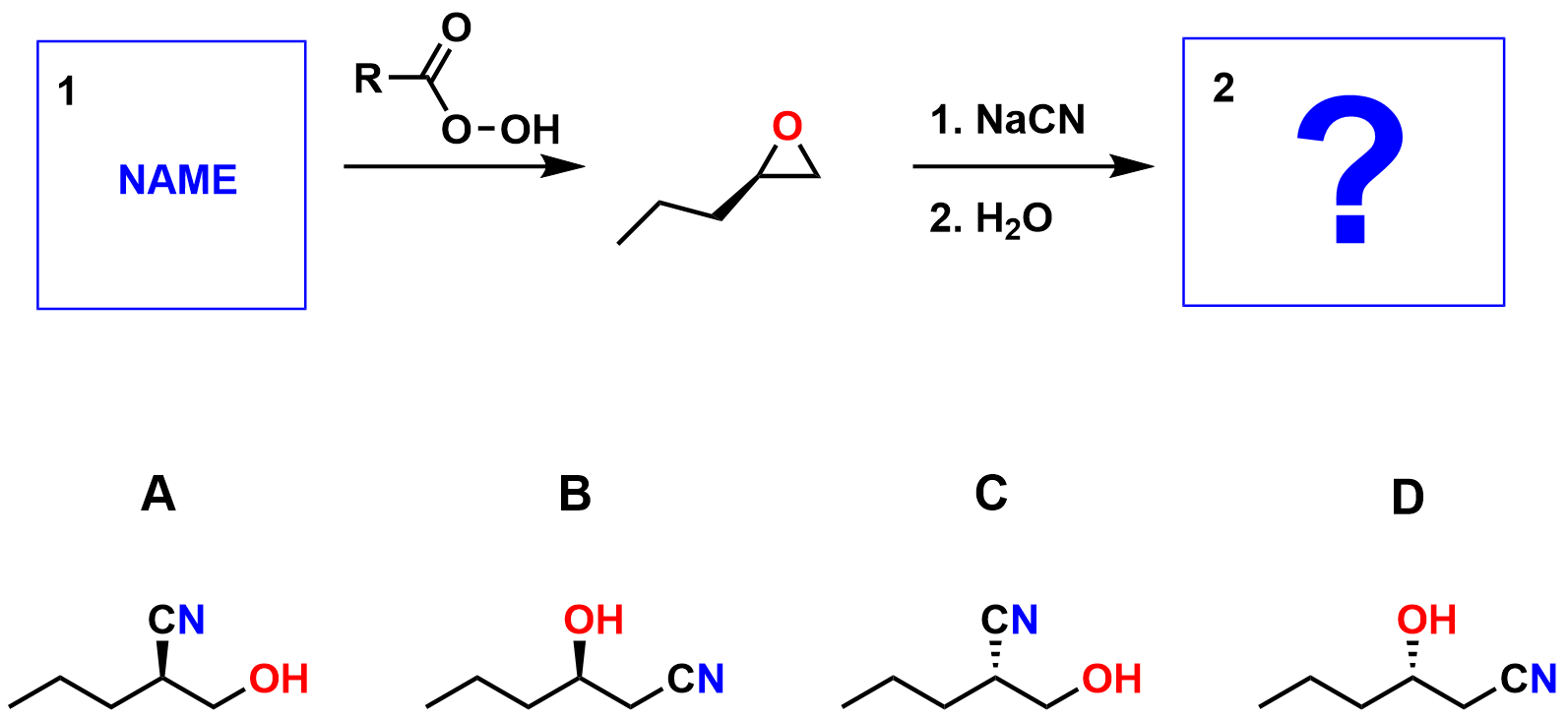 Solved Predict The Expected Product For Each Reaction And