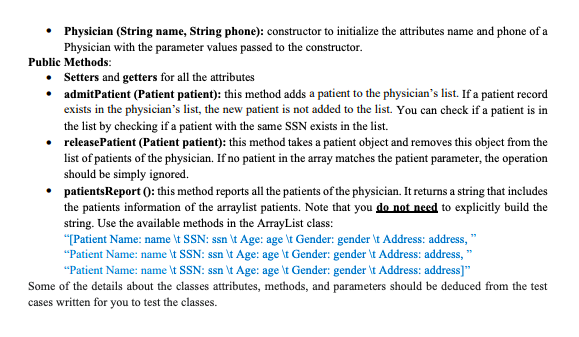 Solved Java Code. Please follow up the instructions and fill | Chegg.com