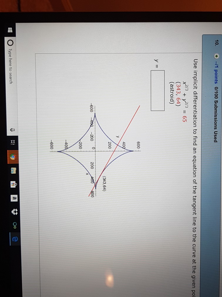 Solved -1 points 0/100 Submissions Used Use implicit | Chegg.com
