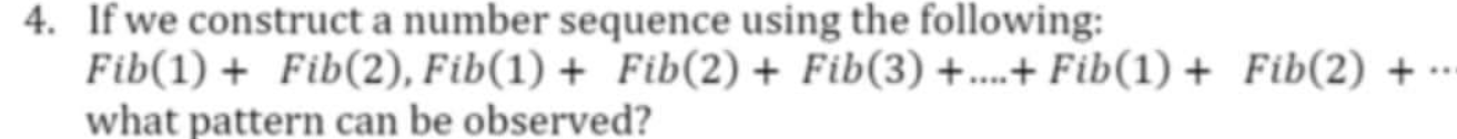 Solved 4. If we construct a number sequence using the | Chegg.com