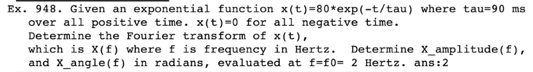 Solved Ex. 948. Given an exponential function | Chegg.com