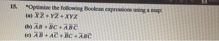 Solved 9. *Find the complement of the following expressions: | Chegg.com