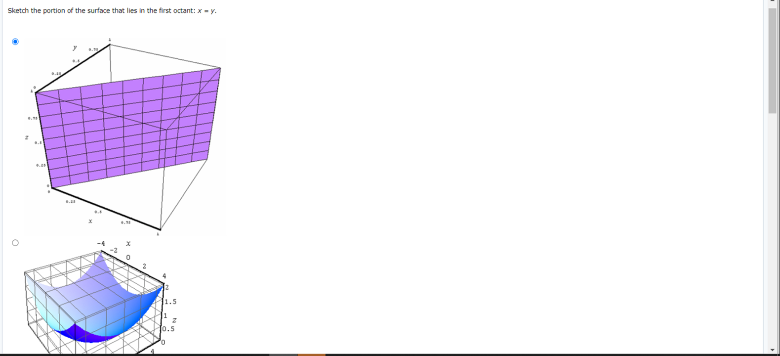 Solved Question 4 Identify the quadric surface as an | Chegg.com
