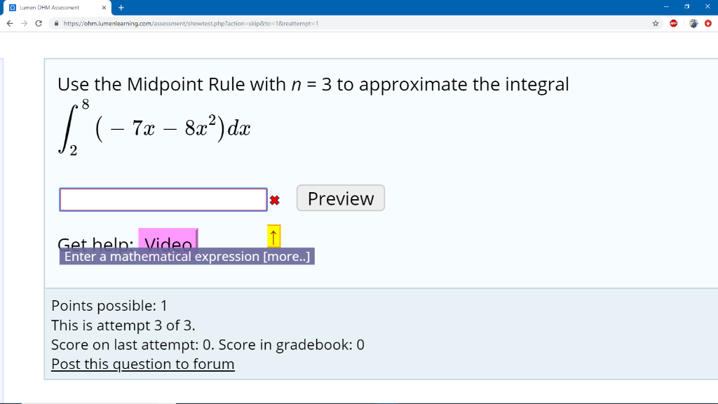 Solved Lumen OHM Assessment C | Chegg.com