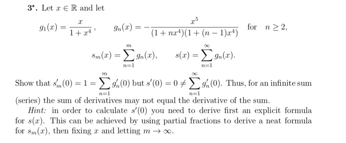 Solved 3. Let r E R and let 9:(1) Tri , gn(z) = for n2 | Chegg.com Solved 3. Let r E R and let 9:(1) Tri , gn(z) = for n2 | Chegg.com