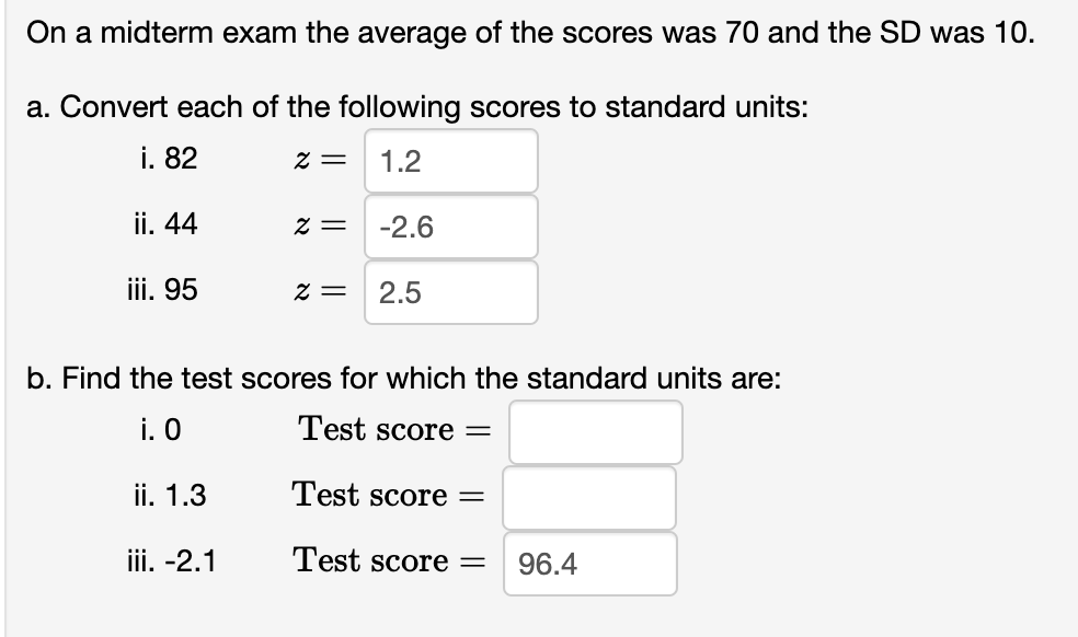 Solved On a midterm exam the average of the scores was 70 | Chegg.com