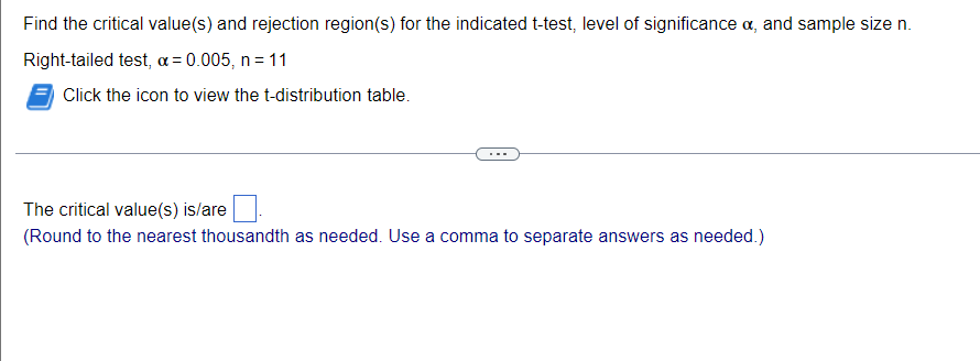 Solved Find the critical value(s) and rejection region(s) | Chegg.com