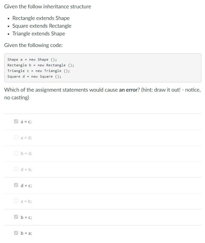 Solved JAVA: THESE ARE NOT THE CORRECT ANSWERS. THERE ARE | Chegg.com