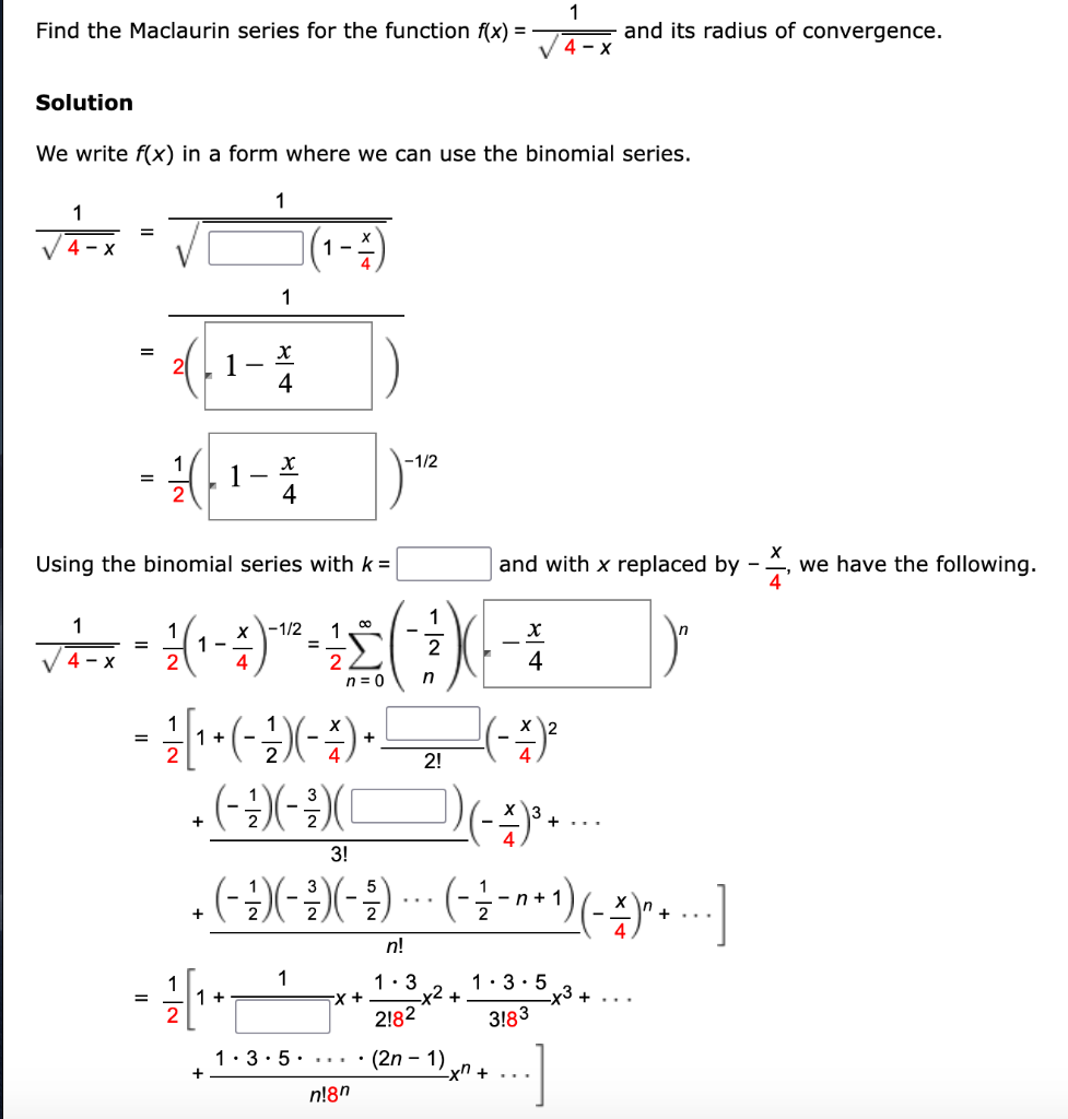 Solved 1 Find the Maclaurin series for the function f(x) = | Chegg.com