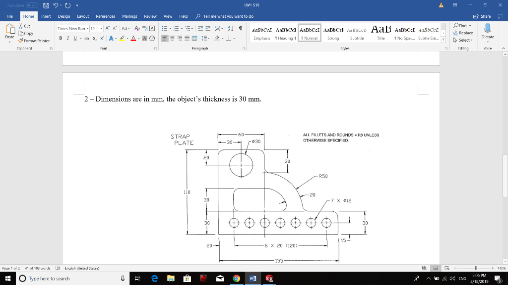Solved The two dimensional front views of three objects are | Chegg.com