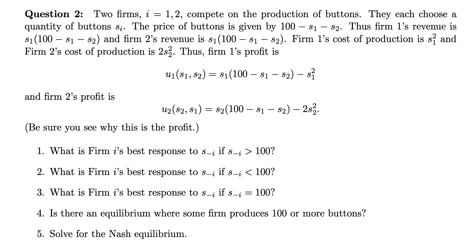 Solved For each question below, be sure to explain how you | Chegg.com