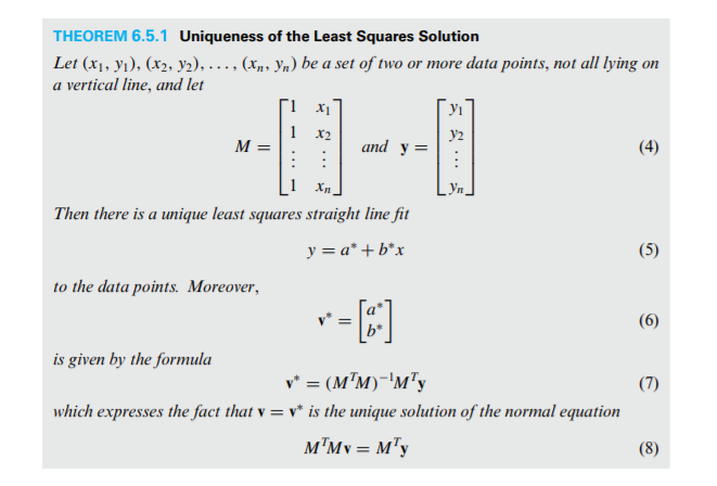 Solved THEOREM 6.4.2 For every linear system Ax b, the | Chegg.com