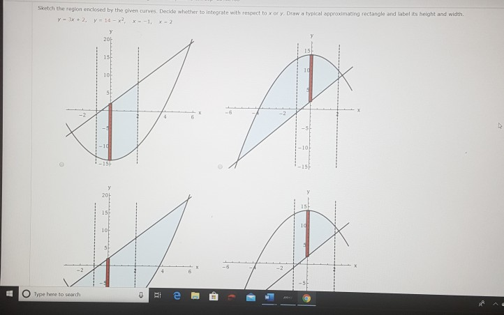 Solved torony Draw a typical approximating rectangle and | Chegg.com