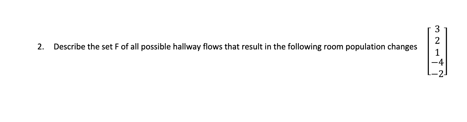 Solved The following matrix describes how to use the number | Chegg.com