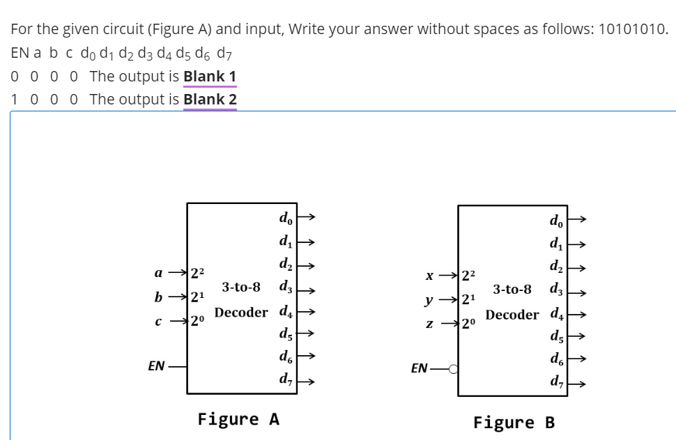 Solved For the given circuit (Figure A) and input, Write | Chegg.com
