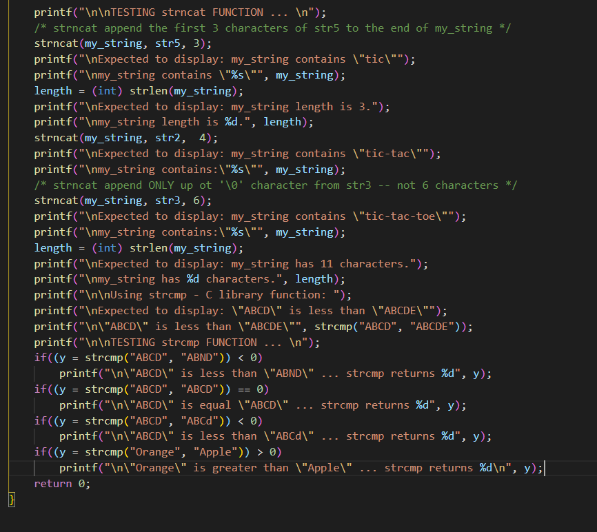 Solved This exercise is about writing your own version of C | Chegg.com