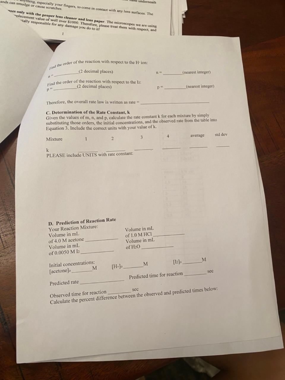 Solved Data Table A Shows The Data From The Experiment If 0890