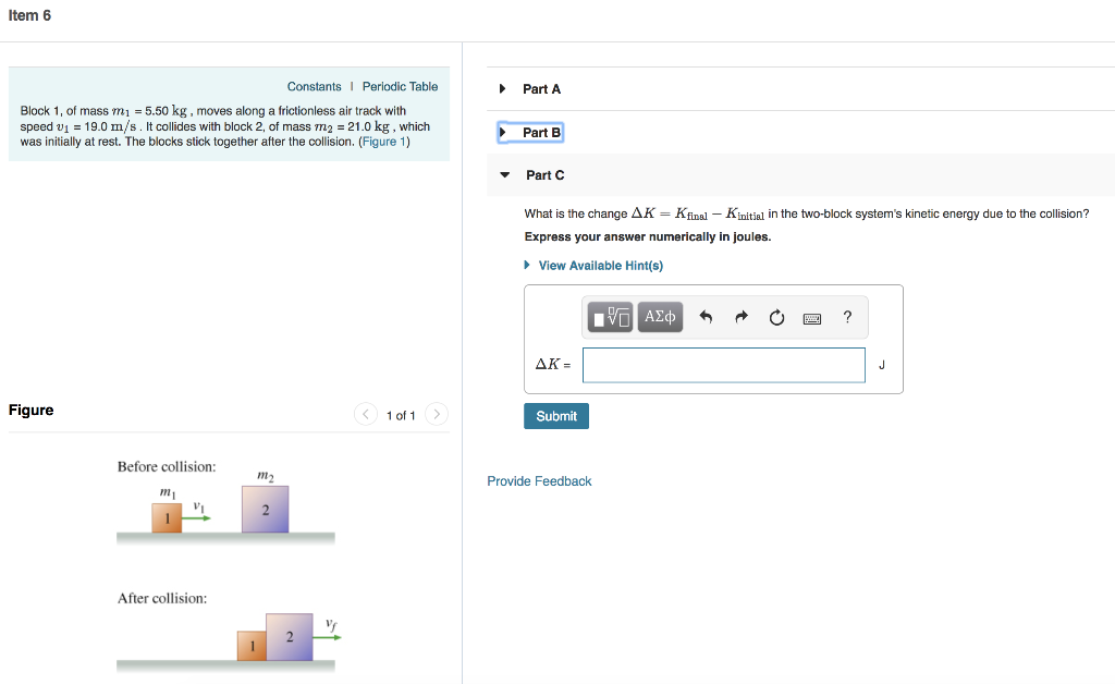 Solved Item 6 Constants Periodic Table Part A Block 1, of | Chegg.com