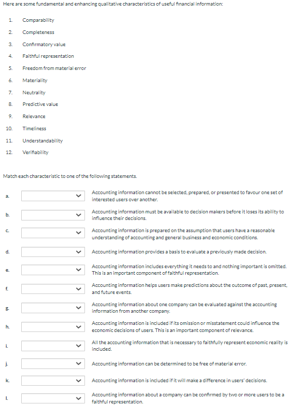 [Solved]: Here are some fundamental and enhancing qualitat