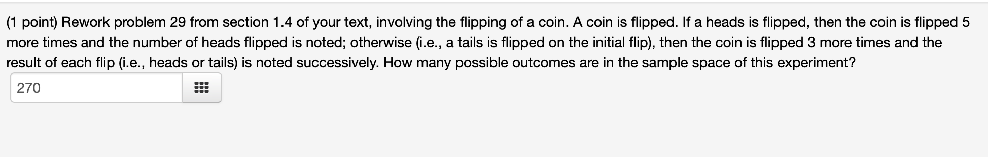 (1 point) Rework problem 29 from section 1.4 of your | Chegg.com