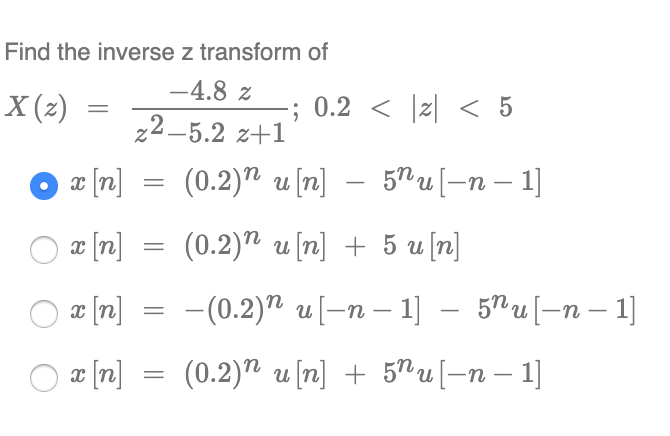 Solved Given the input output equation for a causal linear | Chegg.com