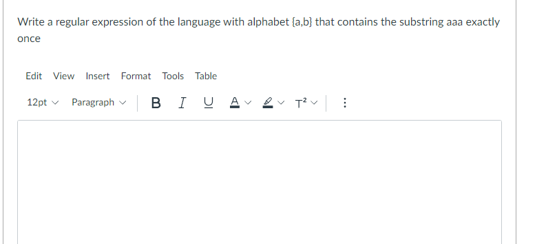 Solved Write a regular expression of the language with | Chegg.com