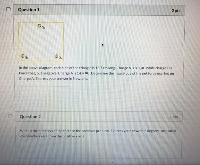 Solved 2 pts Question 1 Oa O g In the above diagram, each | Chegg.com