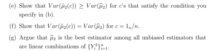 Solved 2. Suppose that Y is a scalar random variable. Let | Chegg.com