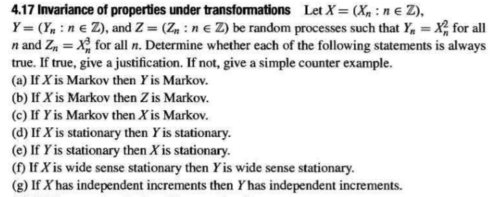 Solved 4.17 Invariance of properties under transformations | Chegg.com