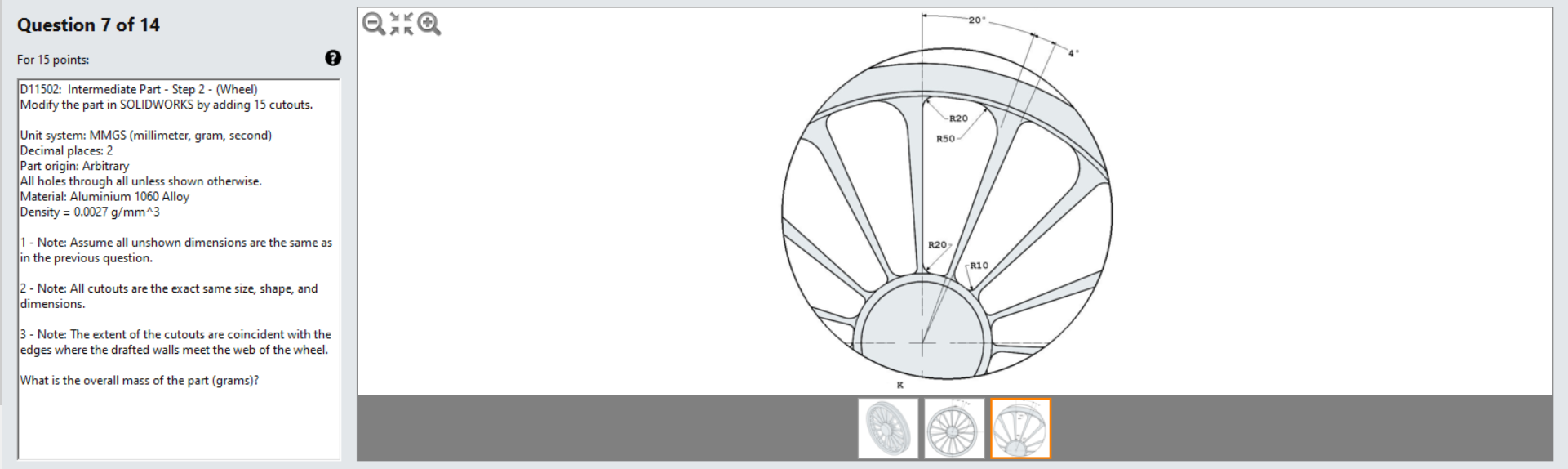 Solved D11501: Intermediate Part - Step 1 - (Wheel) Build | Chegg.com