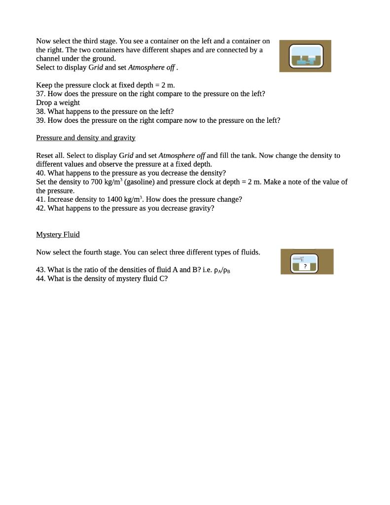 Solved Course and Section Names Date FLUID STATICS | Chegg.com