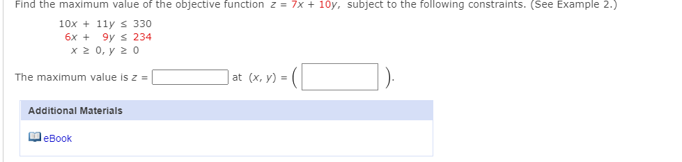 Solved Find the maximum value of the objective function 2 = | Chegg.com