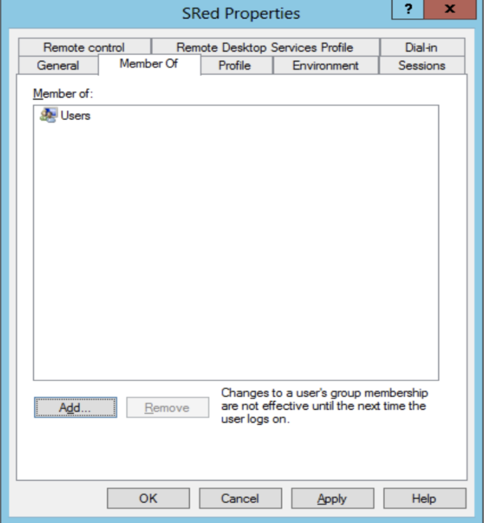 Task 3: Setting Local User Account Properties Member | Chegg.com