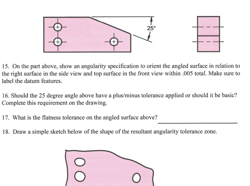 Solved 15. On the part above, show an angularity | Chegg.com