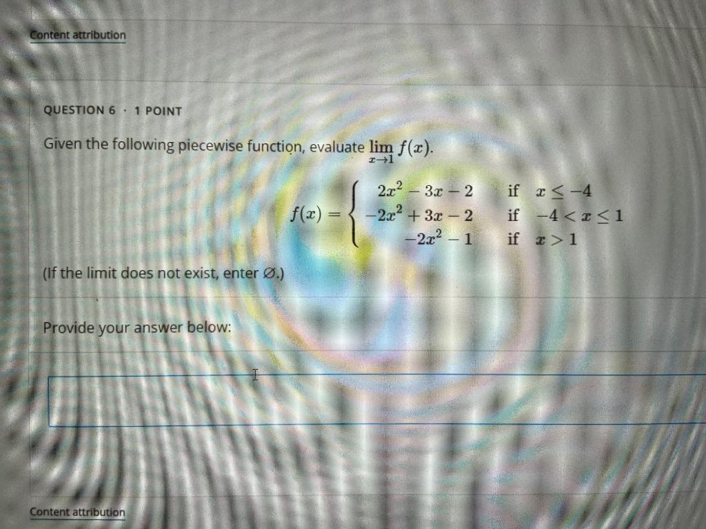 Solved Content attribution QUESTION 6 1 POINT Given the | Chegg.com Solved Content attribution QUESTION 6 1 POINT Given the | Chegg.com