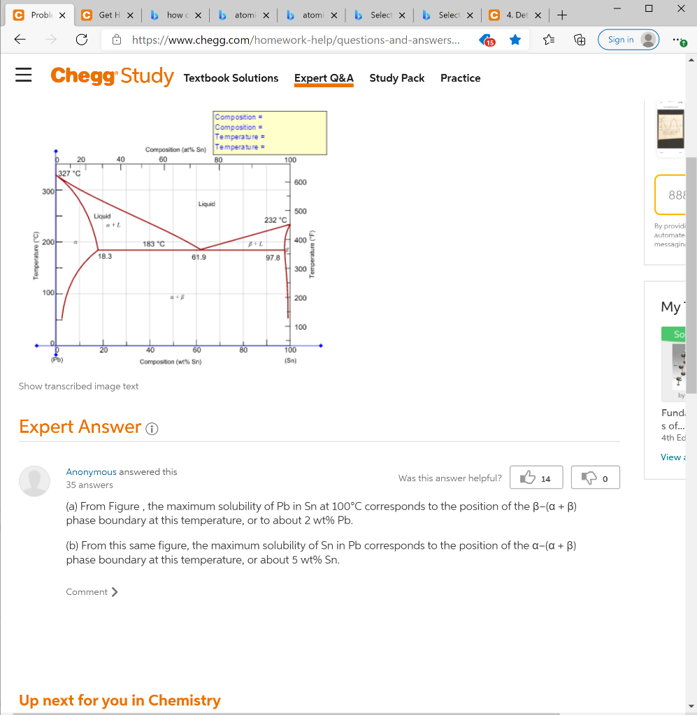 Finding Maximum Solubility Using Binary Phase Diagram Solubi