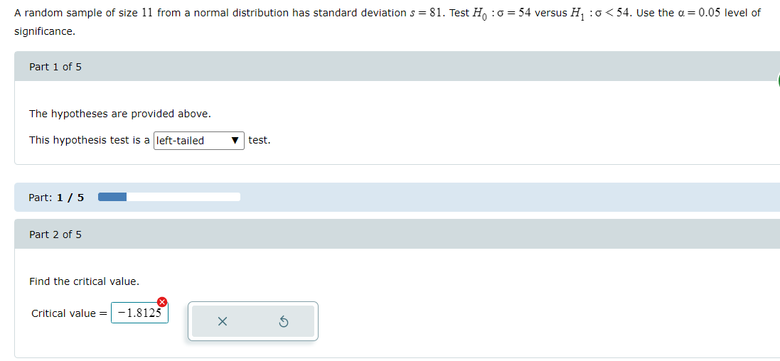 Solved A random sample of size 11 from a normal distribution | Chegg.com