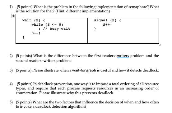 Solved 1) (5 points) What is the problem in the following | Chegg.com