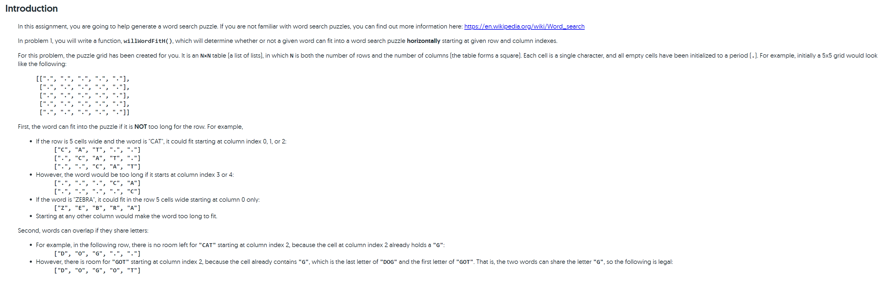 Introduction In this assignment, you are going to | Chegg.com