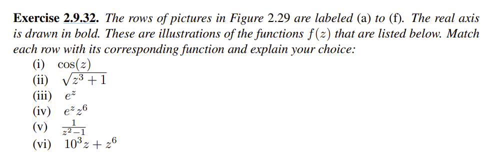 Solved Exercise 2.9.32. The rows of pictures in Figure 2.29 | Chegg.com