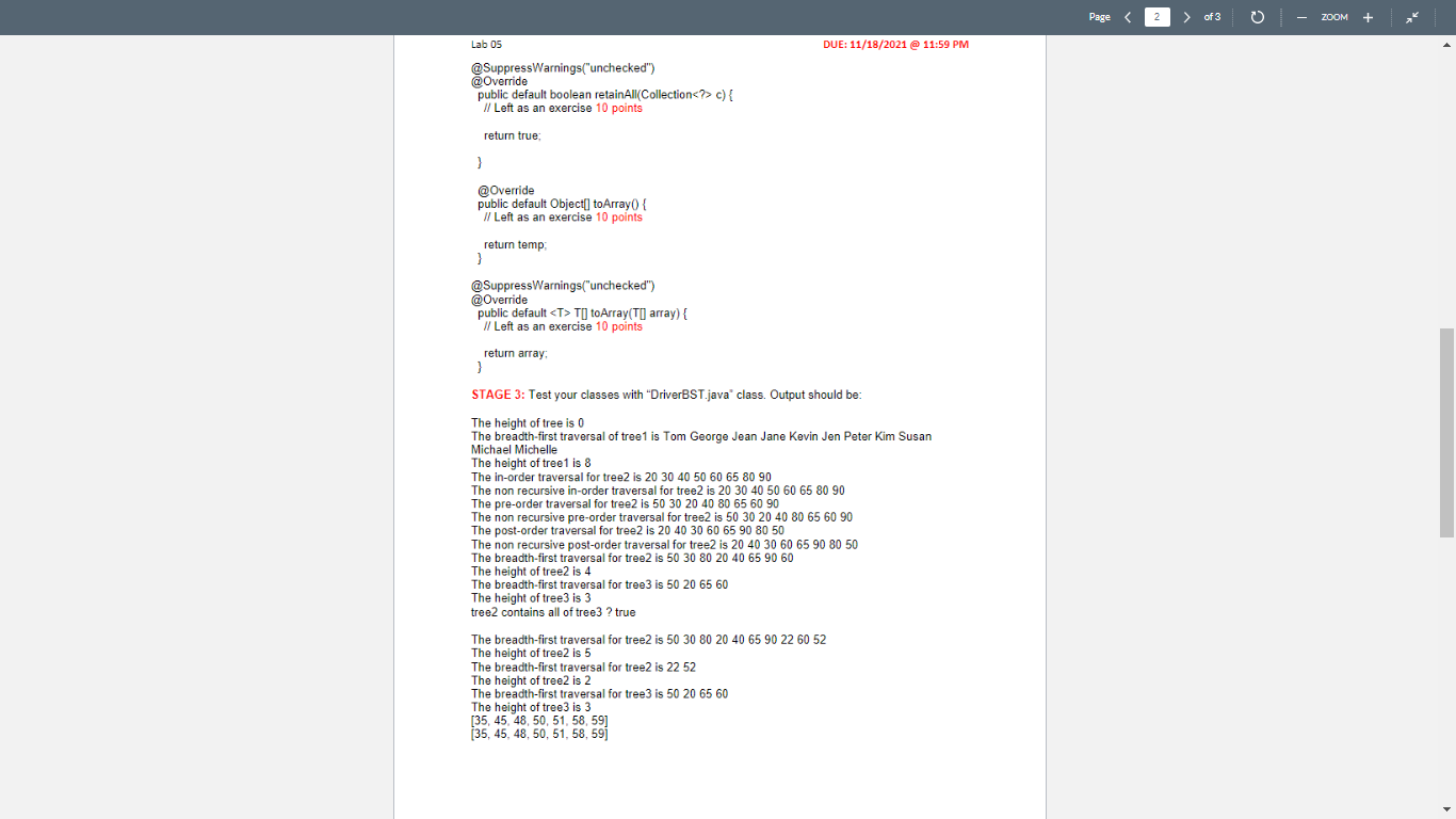 Solved Page ZOOM DUE: 11/18/2021 @ 11:59 PM Lab Os STAGE 1: | Chegg.com