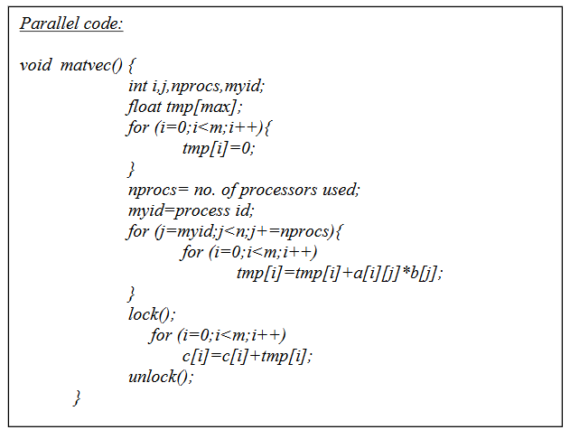Solved Consider a parallel matrix vector multiplication | Chegg.com