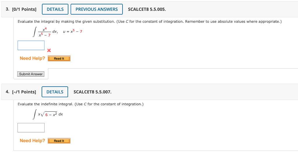 Solved 3. [0/1 Points) DETAILS PREVIOUS ANSWERS SCALCET8 | Chegg.com